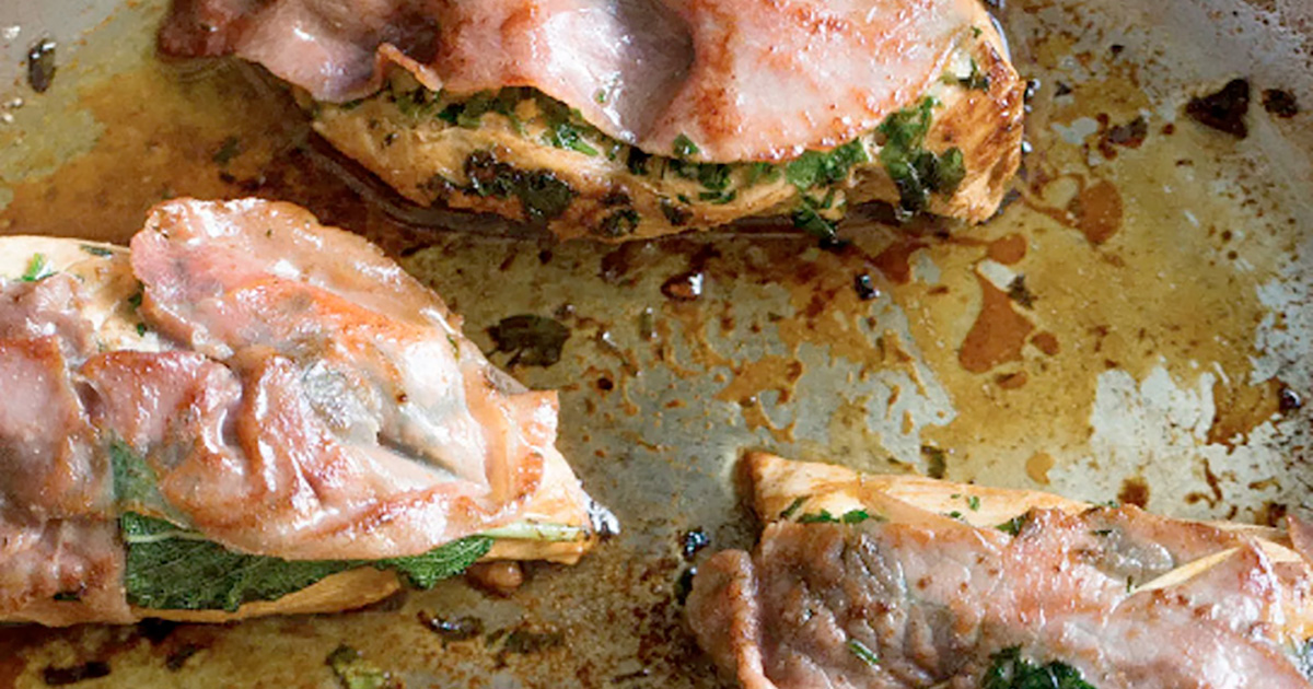 Saltimbocca di pollo - Camillos Køkken