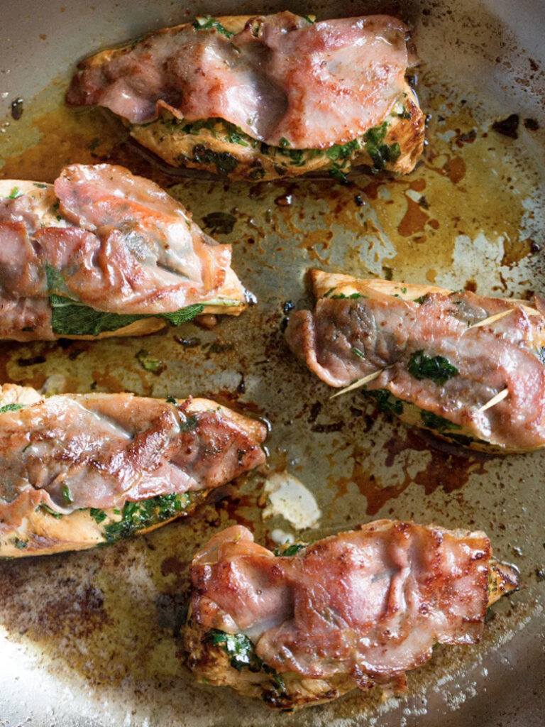 Saltimbocca di pollo - Camillos Køkken