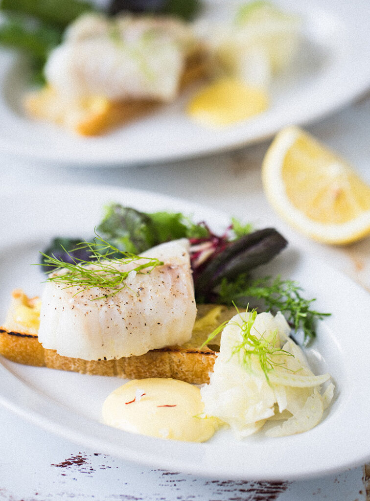 Torsk, grillet brød & aioli - Camillos Køkken